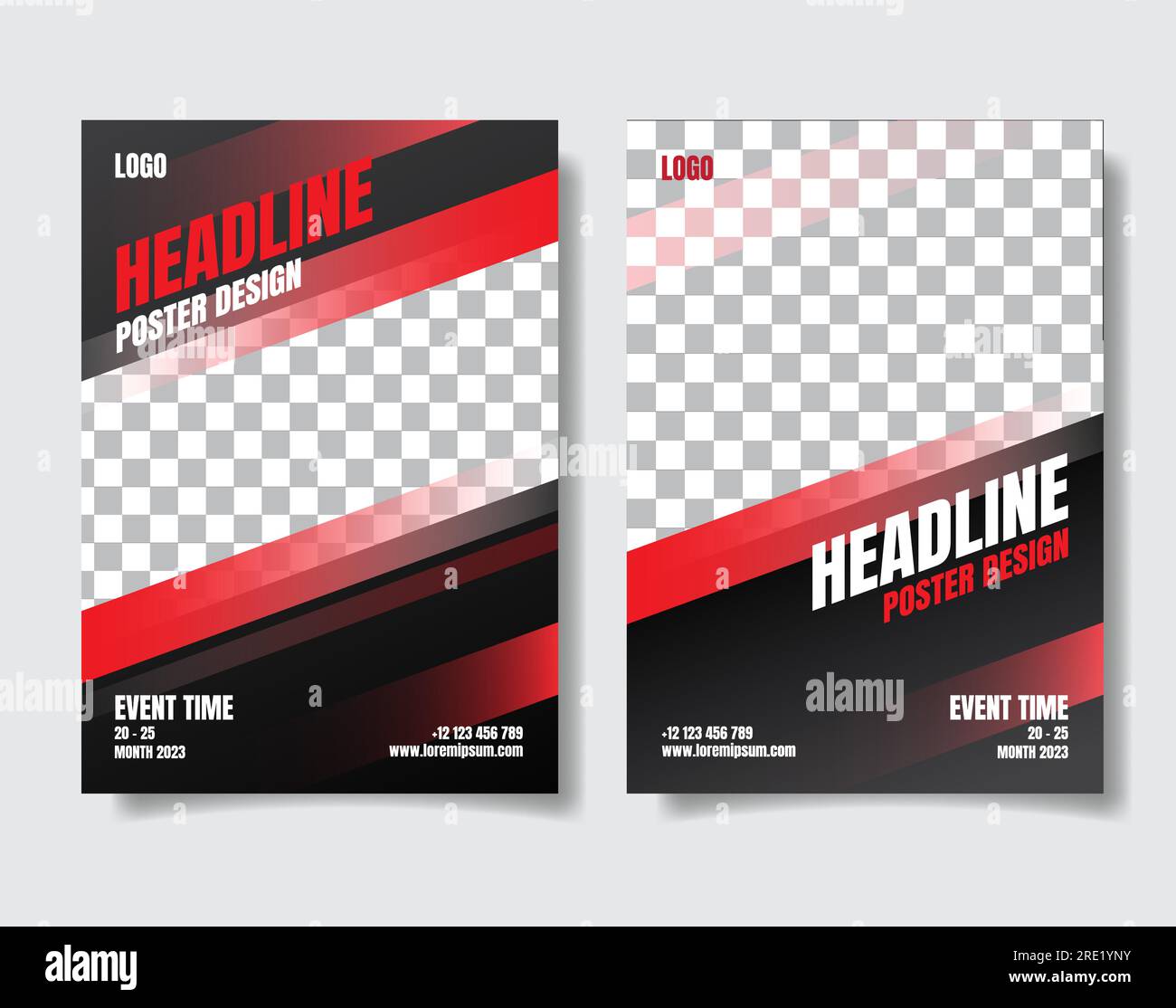 Standee poster layout Stock Vector Images - Alamy