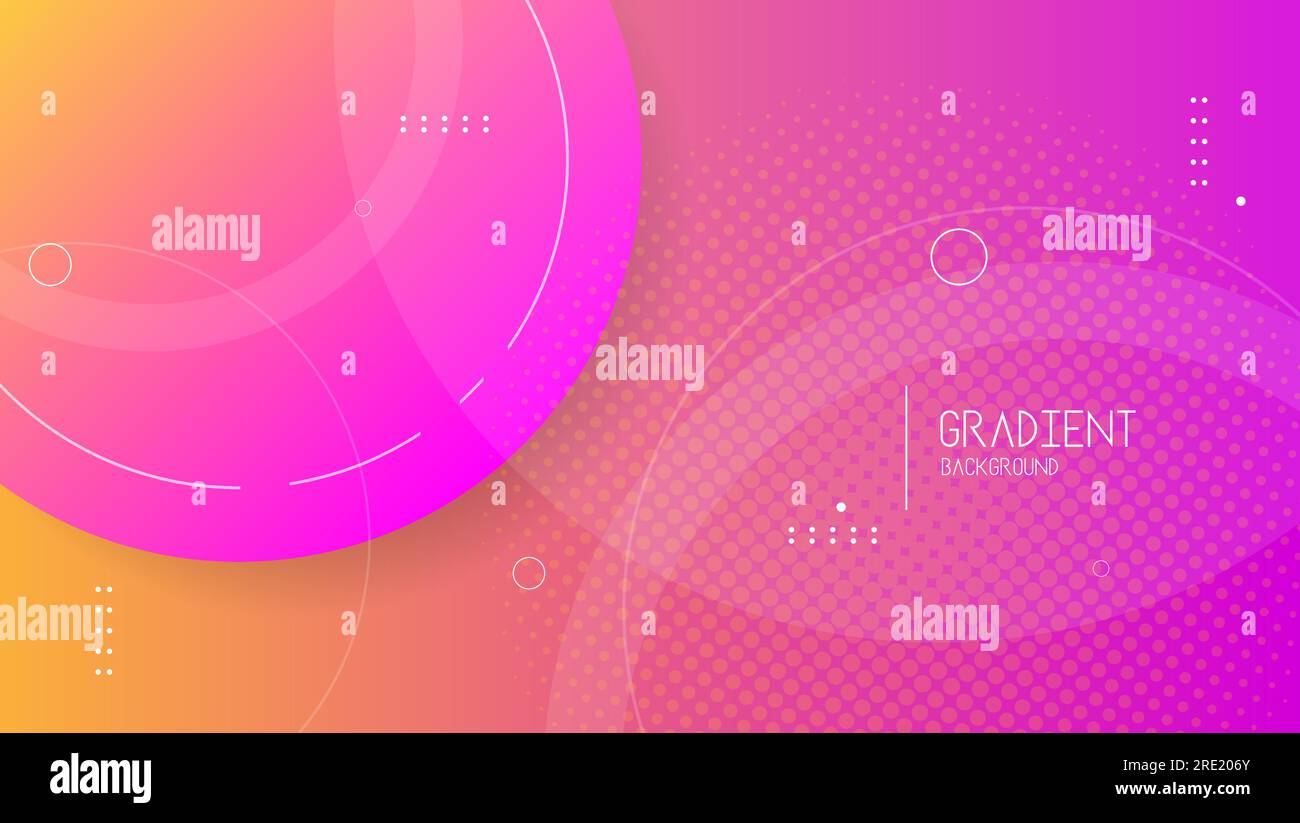 abstract gradient orange and pink circular background with halftone ... abstract gradient orange and pink circular background with halftone ...