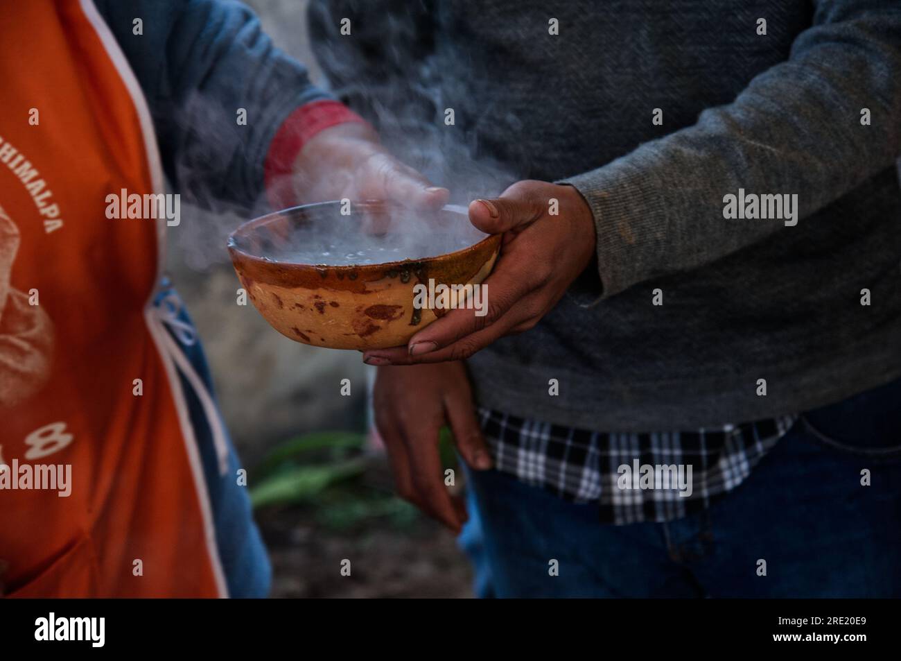 México - Tlaxcala. The Mole prieto is a typical dish from the Nahuatl ...