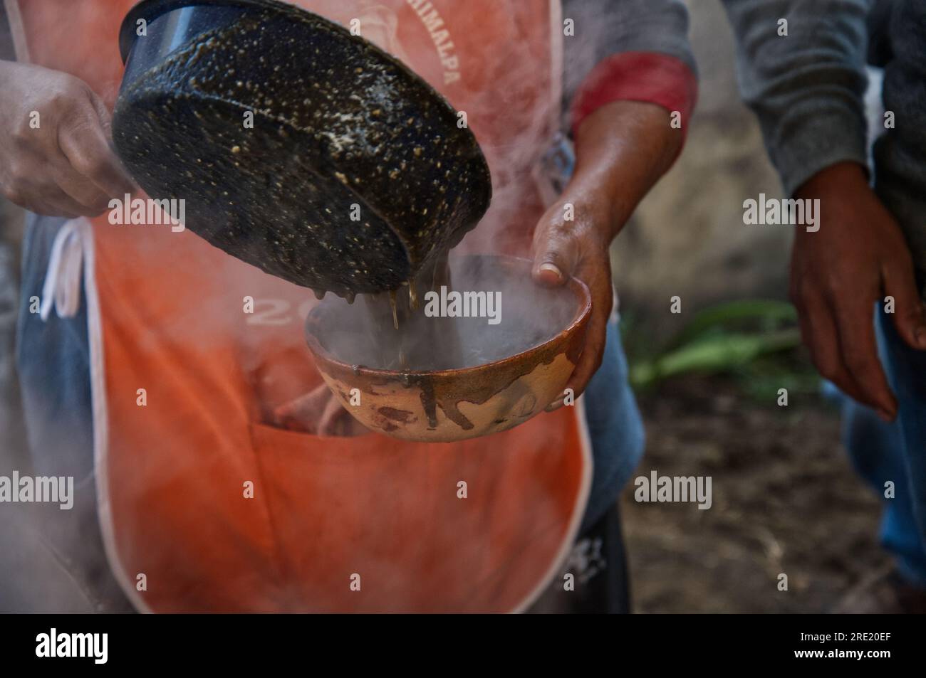 México - Tlaxcala. The Mole prieto is a typical dish from the Nahuatl ...