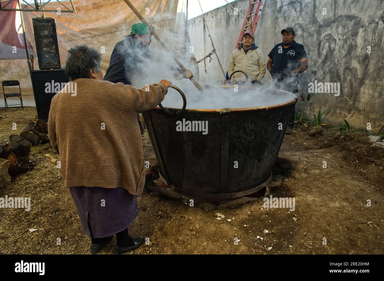 México - Tlaxcala. The Mole prieto is a typical dish from the Nahuatl ...