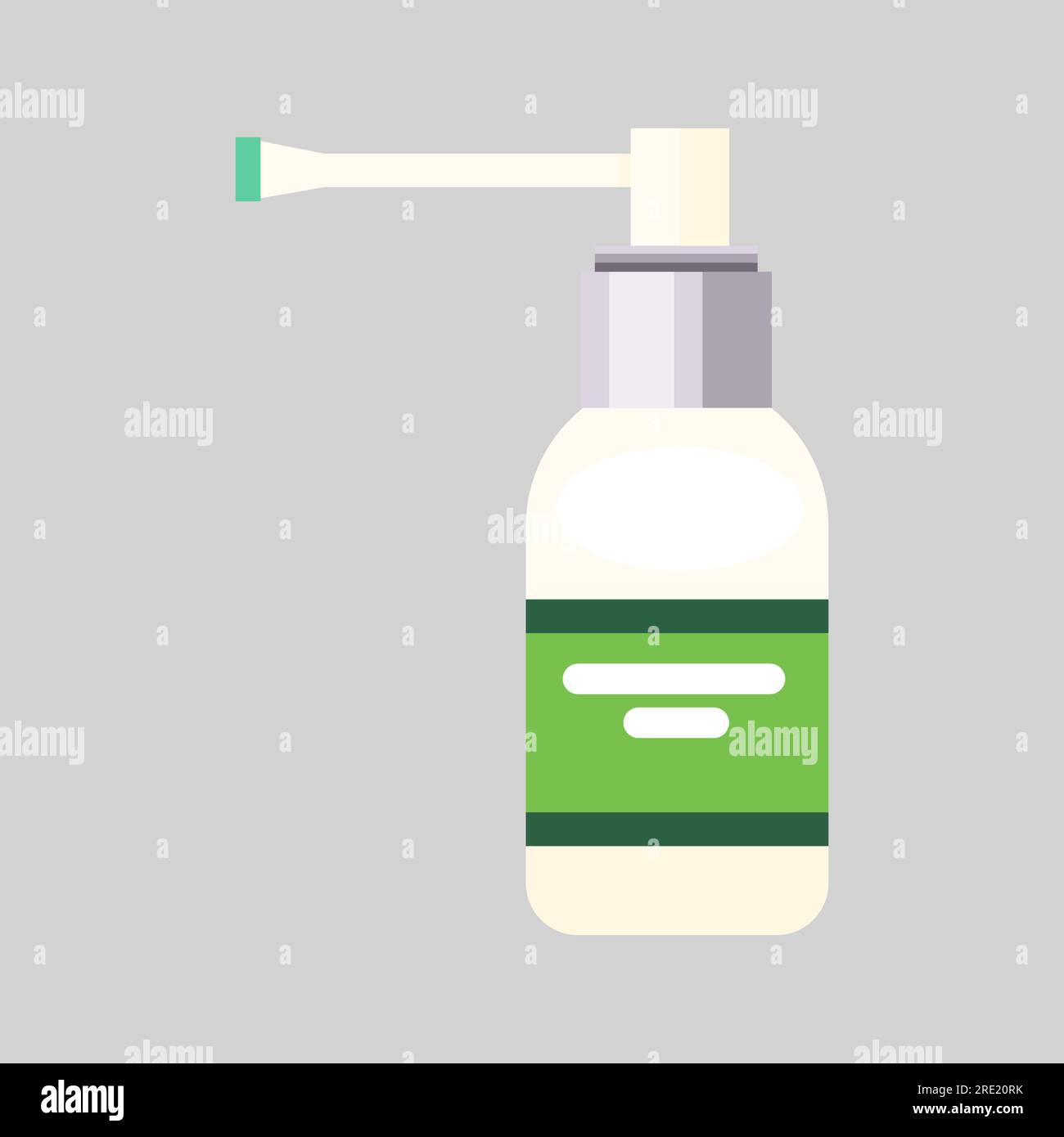 Medical throat spray icon Stock Vector Images - Alamy