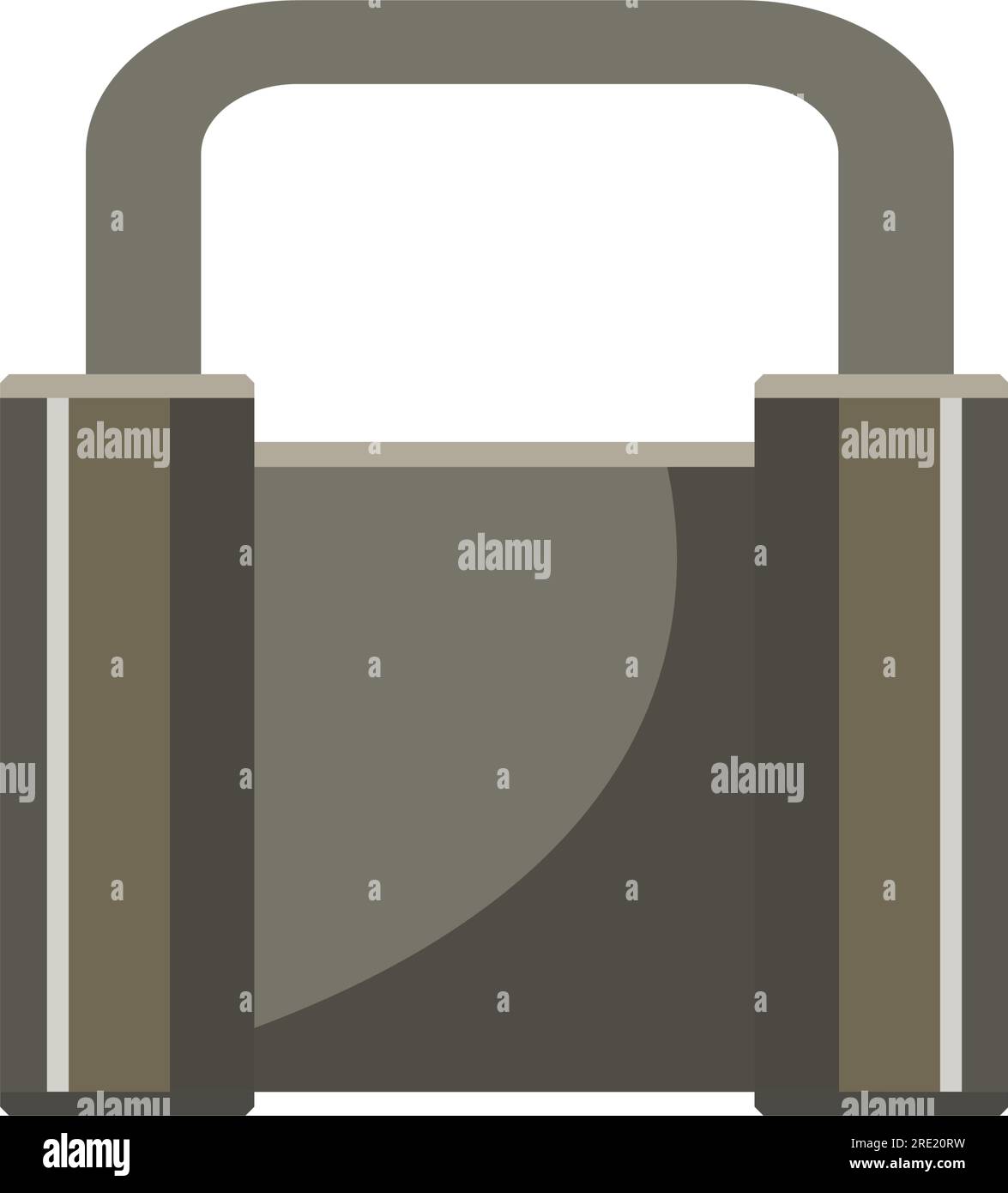 Heavy steel padlock Stock Vector Image & Art - Alamy