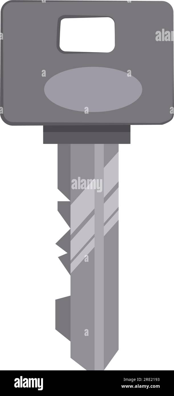 Silver old key illustration Stock Vector Image & Art - Alamy