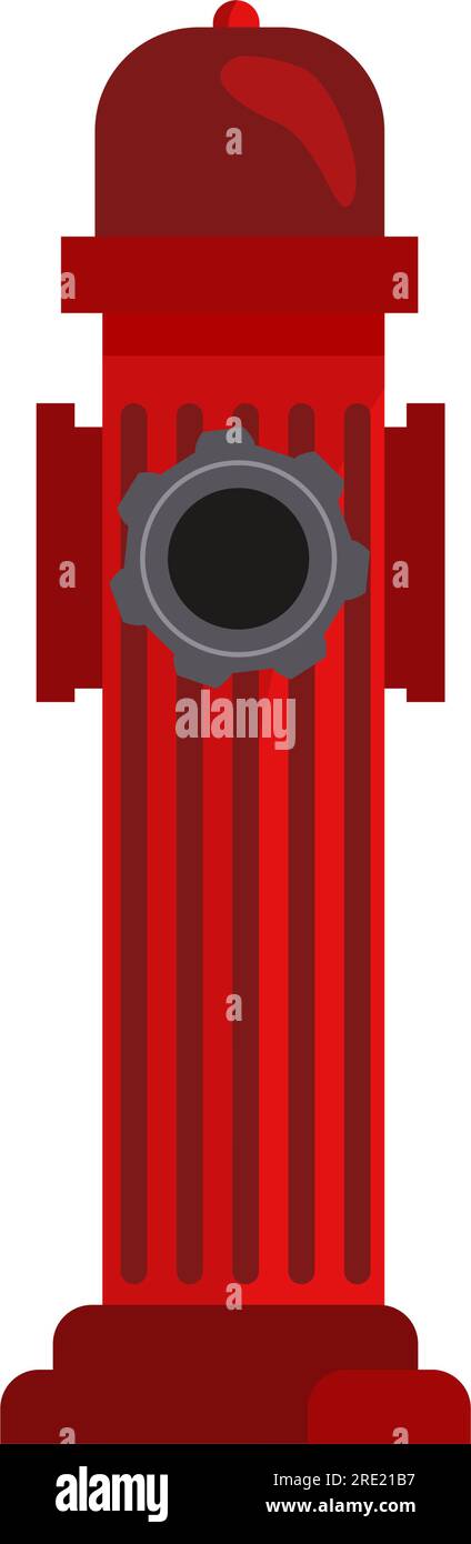 Red street hydrant vector illustration Stock Vector Image & Art - Alamy