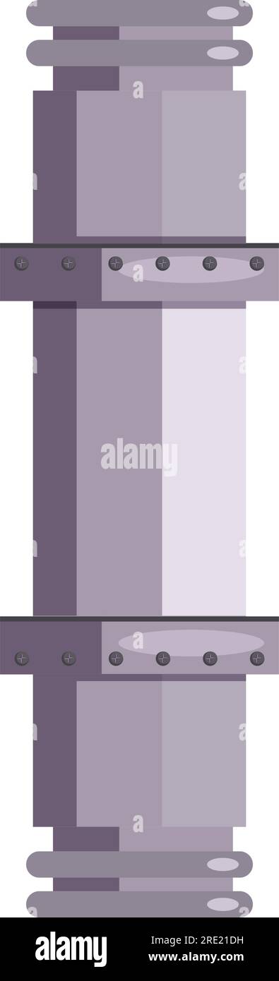 Straight drain pipe Stock Vector Images - Alamy