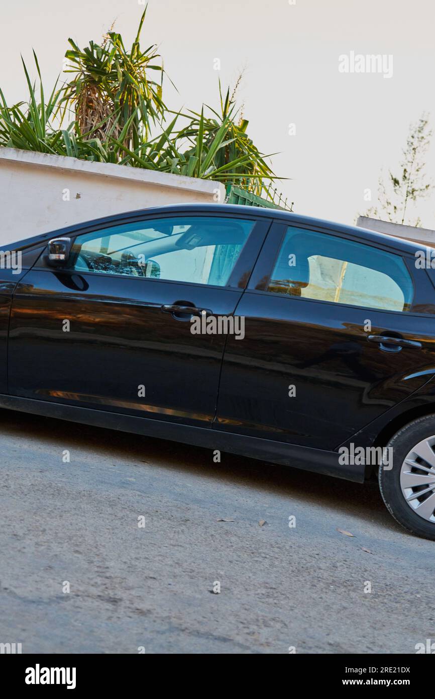 car in the street in Morocco Stock Photo - Alamy