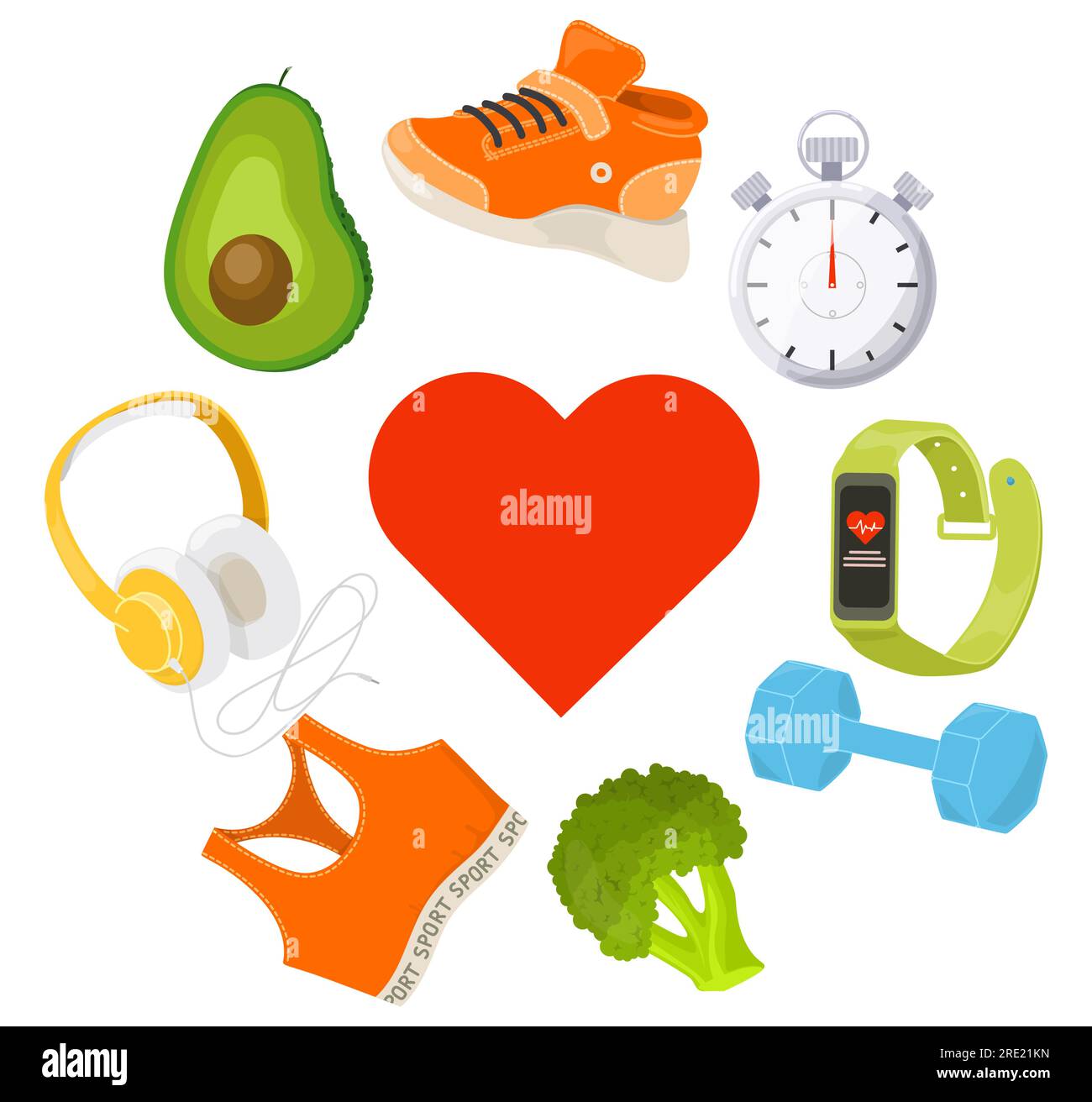 Healthy eating poster Cut Out Stock Images & Pictures - Alamy