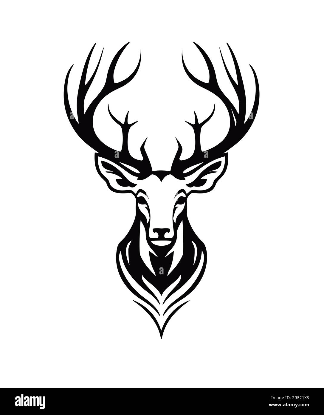 Deer Logo, Awesome Simple Vector of Deer, Great for your Hunting Logo ...