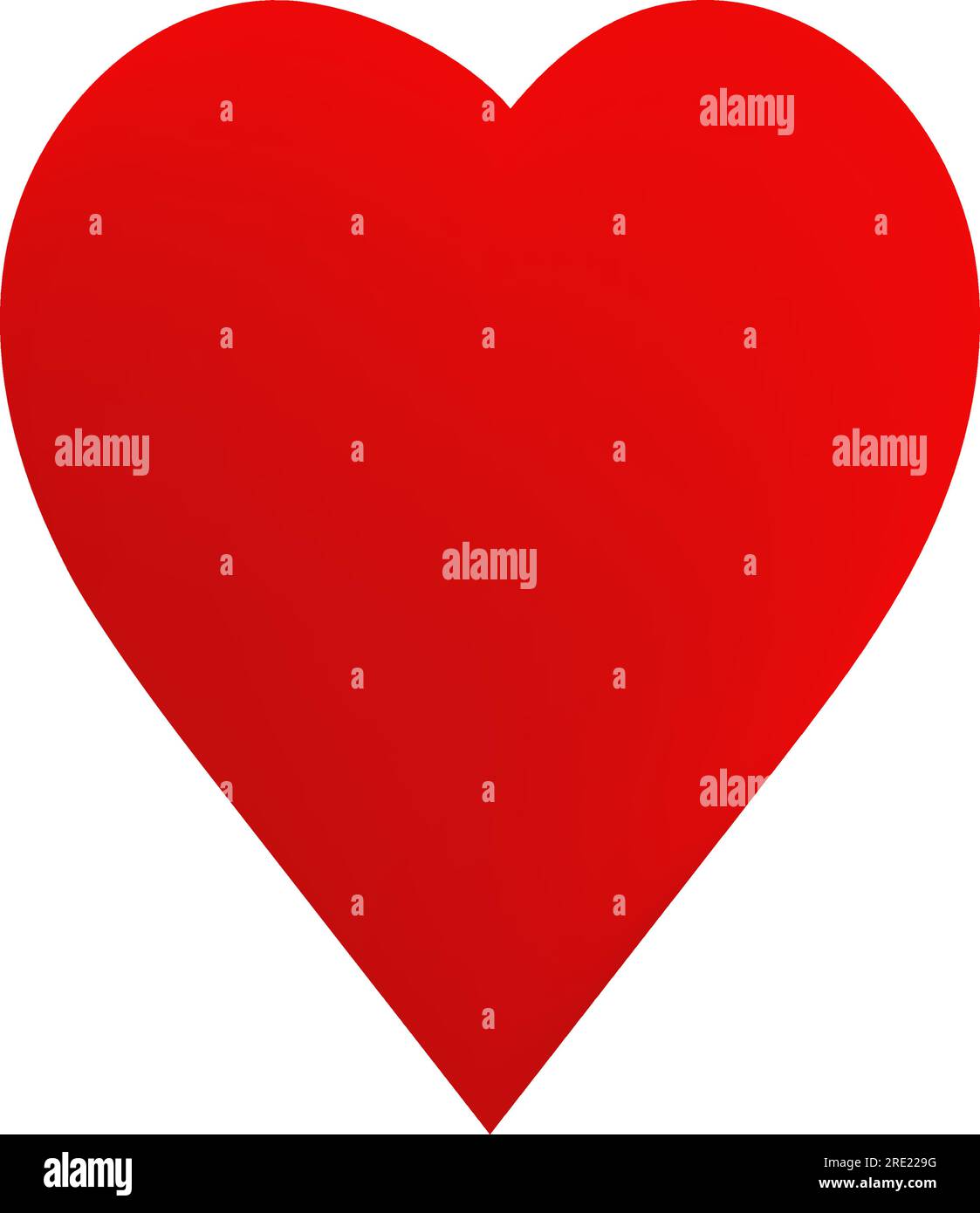 Big red heart illustration Stock Vector Image & Art - Alamy