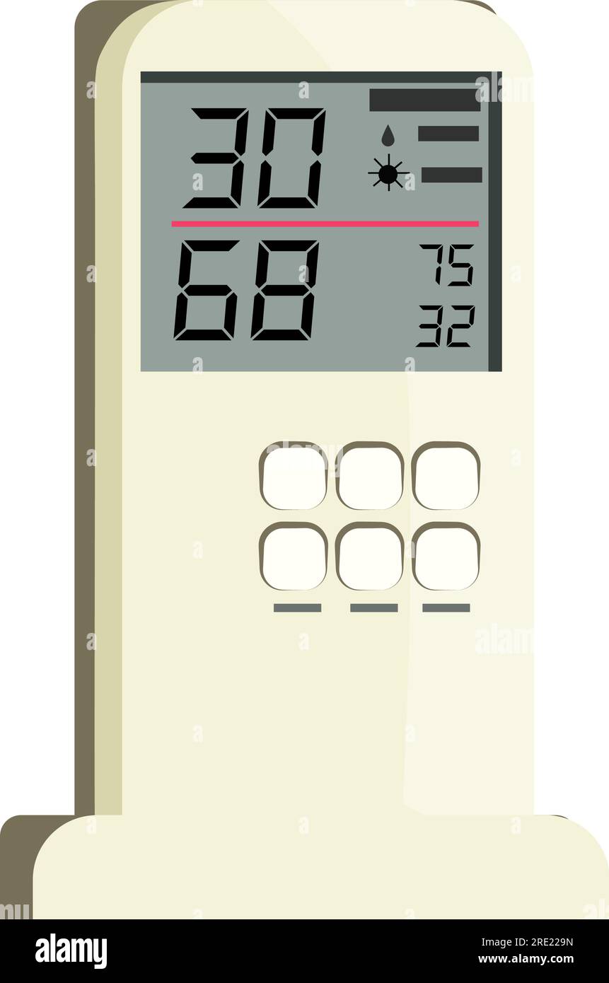 Air conditioner remote control vector Stock Vector Image & Art - Alamy