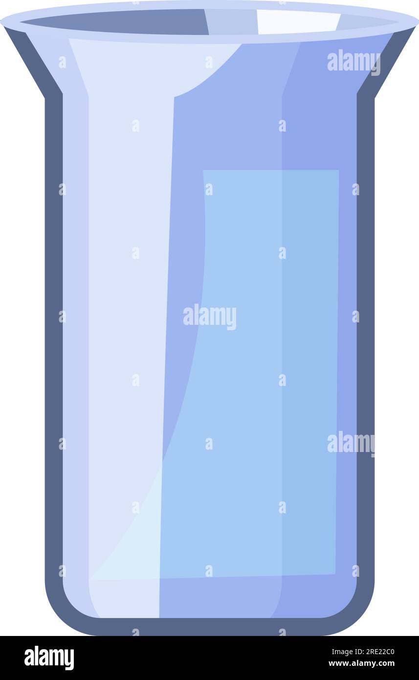 Rectangular glassy beaker Stock Vector Image & Art - Alamy