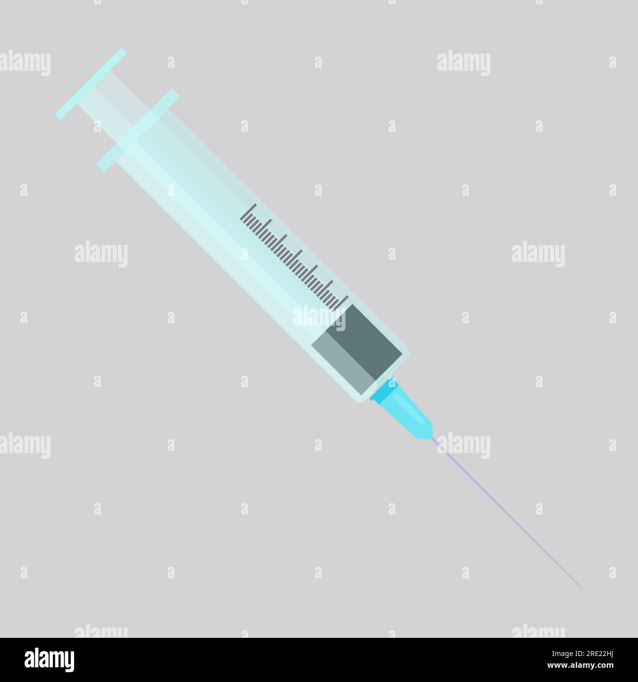 Injection vector illustration. Syringe, needle Stock Vector Image & Art ...