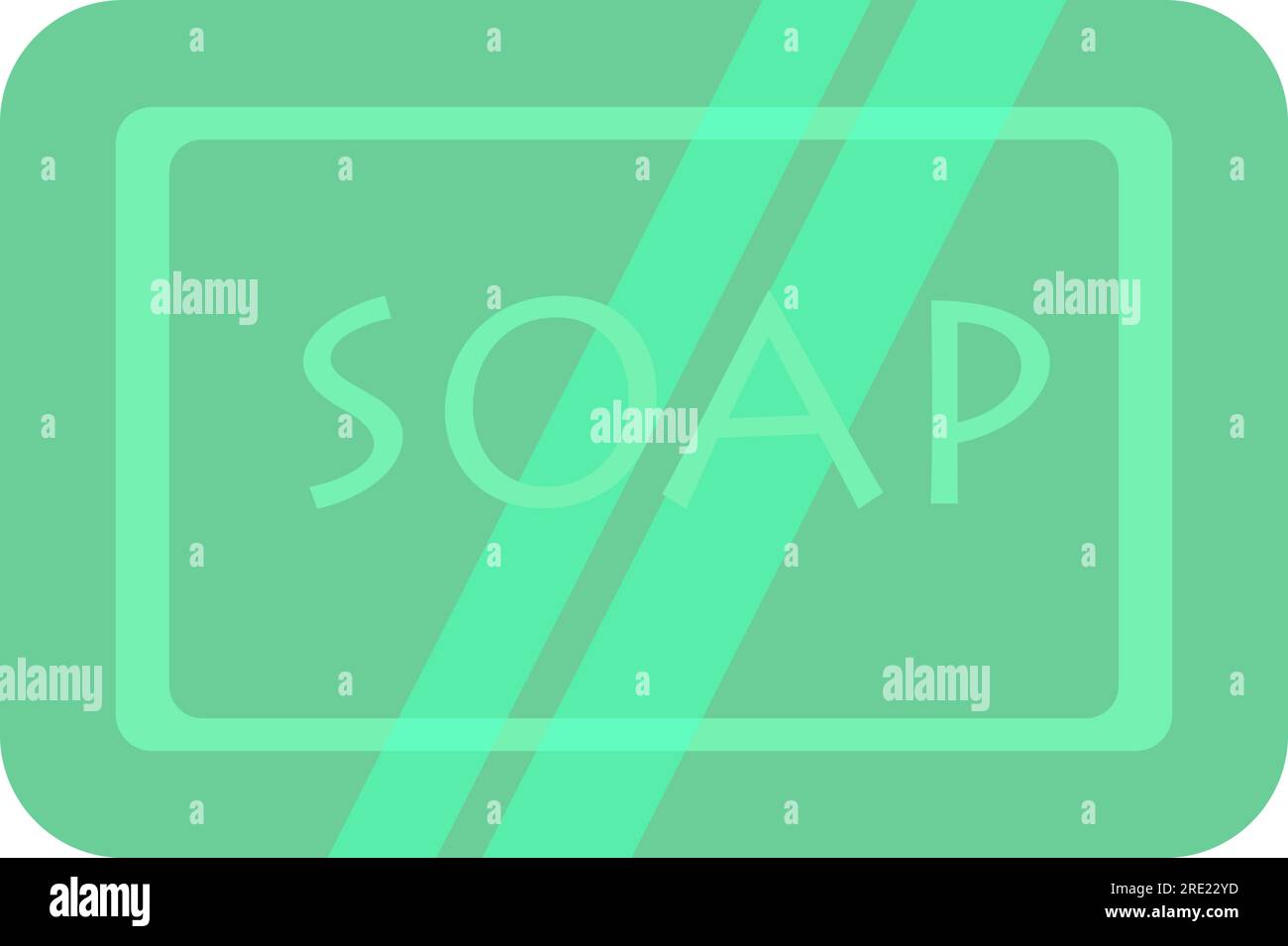 Green soap illustration Stock Vector Image & Art - Alamy