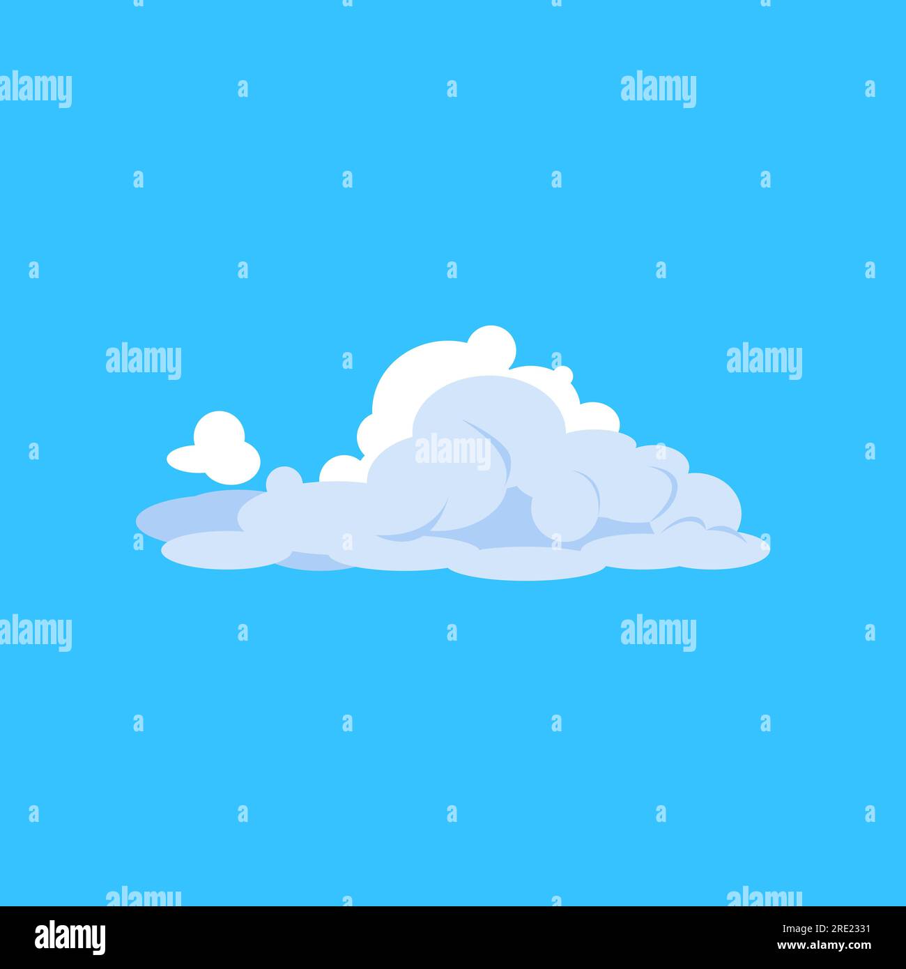 Small cloud illustration Stock Vector Image & Art - Alamy
