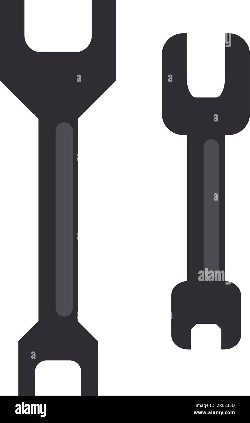 Plumber spanners wrench Stock Vector Images - Alamy