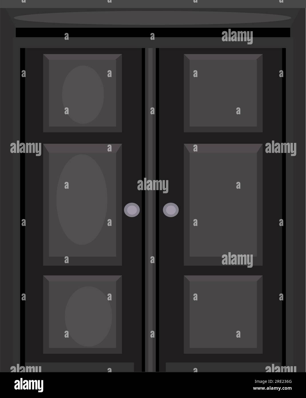 Front door exterior dark Cut Out Stock Images & Pictures - Alamy