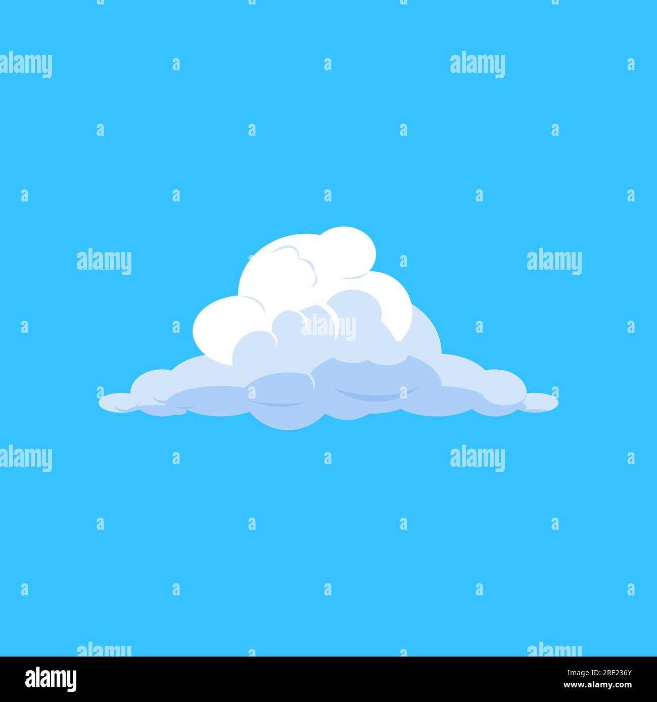 White cloudlet illustration Stock Vector Image & Art - Alamy