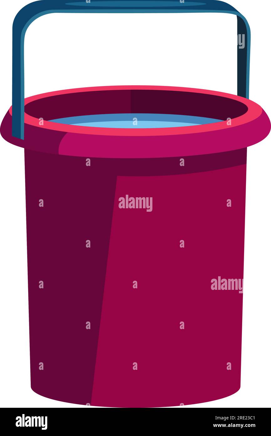 Filling water bucket Stock Vector Images - Alamy