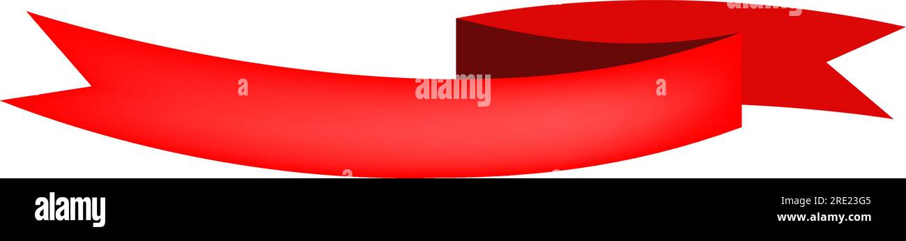 Single red band illustration Stock Vector Image & Art - Alamy