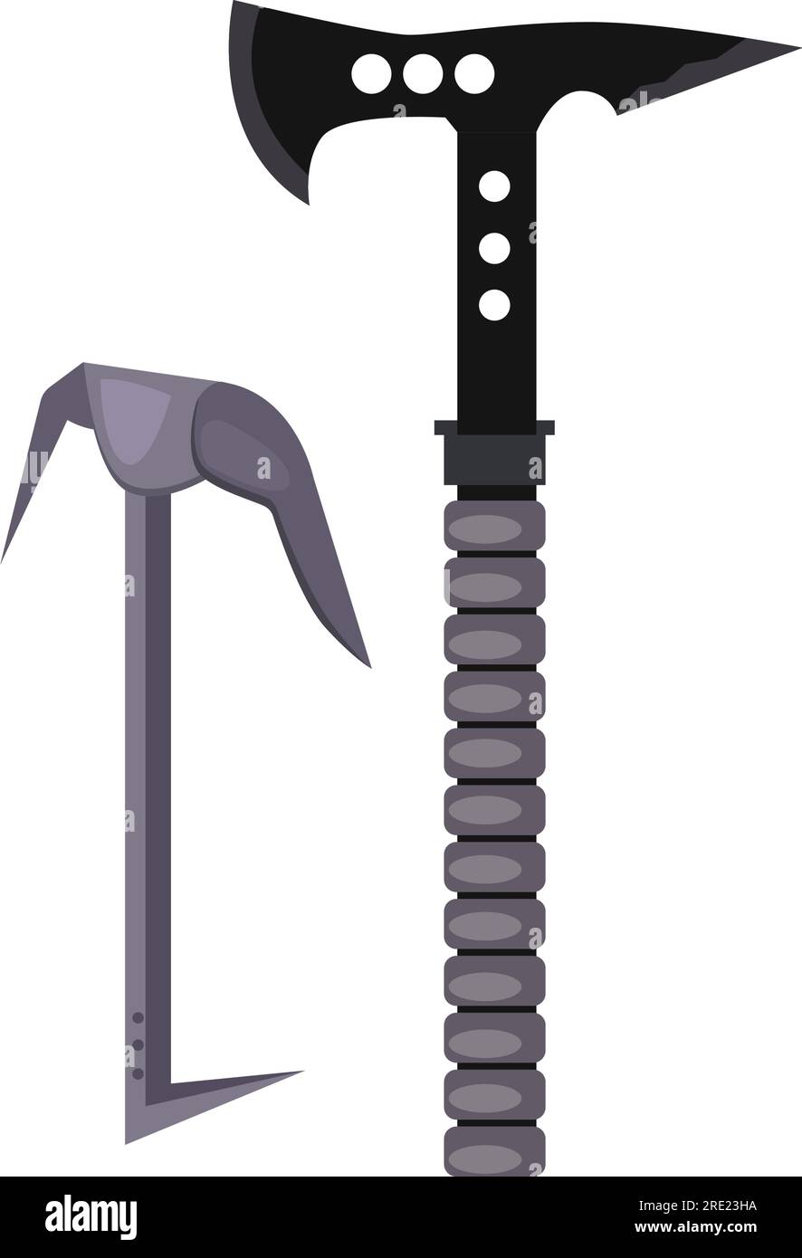 Hiking axe icon cartoon Stock Vector Images - Alamy