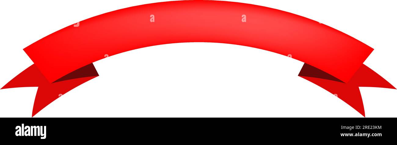 Ribbon isolated nobody curved hi-res stock photography and images - Alamy