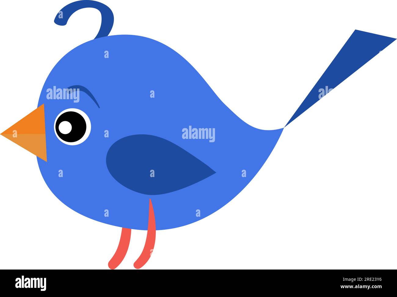 Violet toy bird illustration Stock Vector Image & Art - Alamy