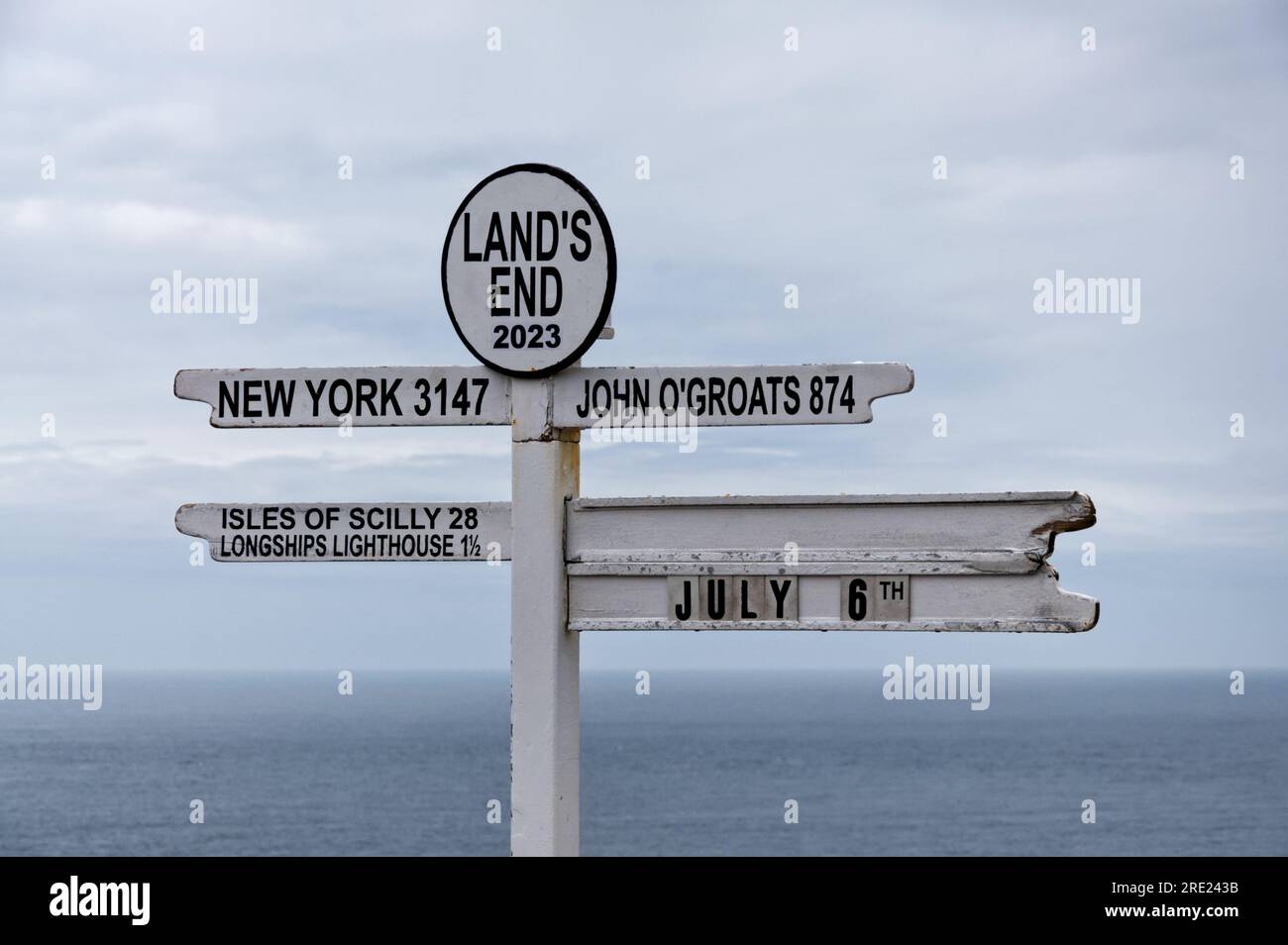 Lands end sign 2023 hi-res stock photography and images - Alamy