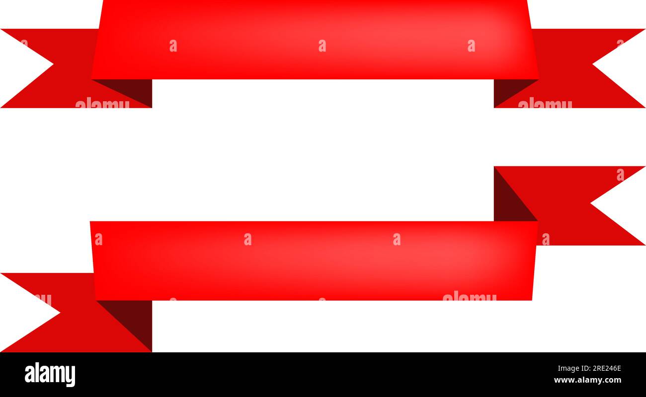 Two ribbons illustration Stock Vector Image & Art - Alamy