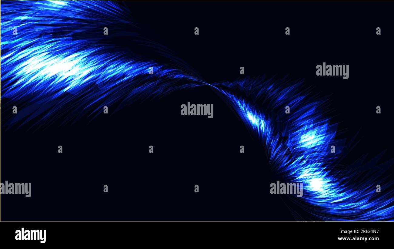 Blue abstract bright magical cosmic energy electric bright bright light ...