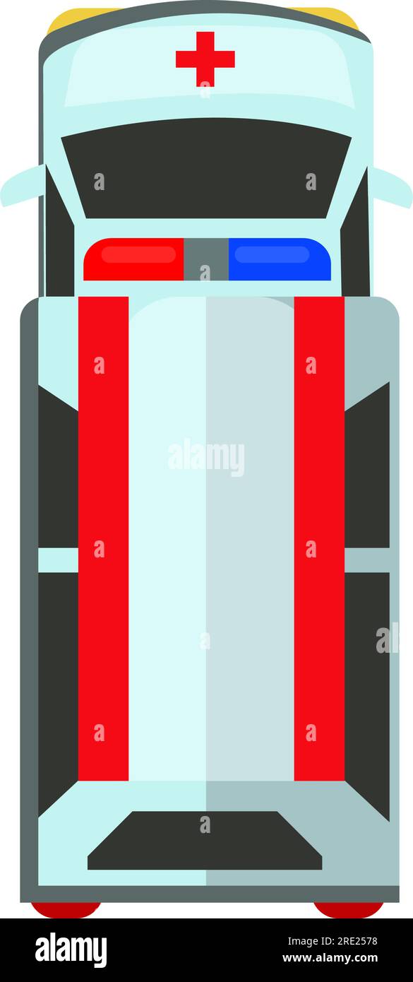 Ambulance vehicle with dash light Stock Vector Image & Art - Alamy