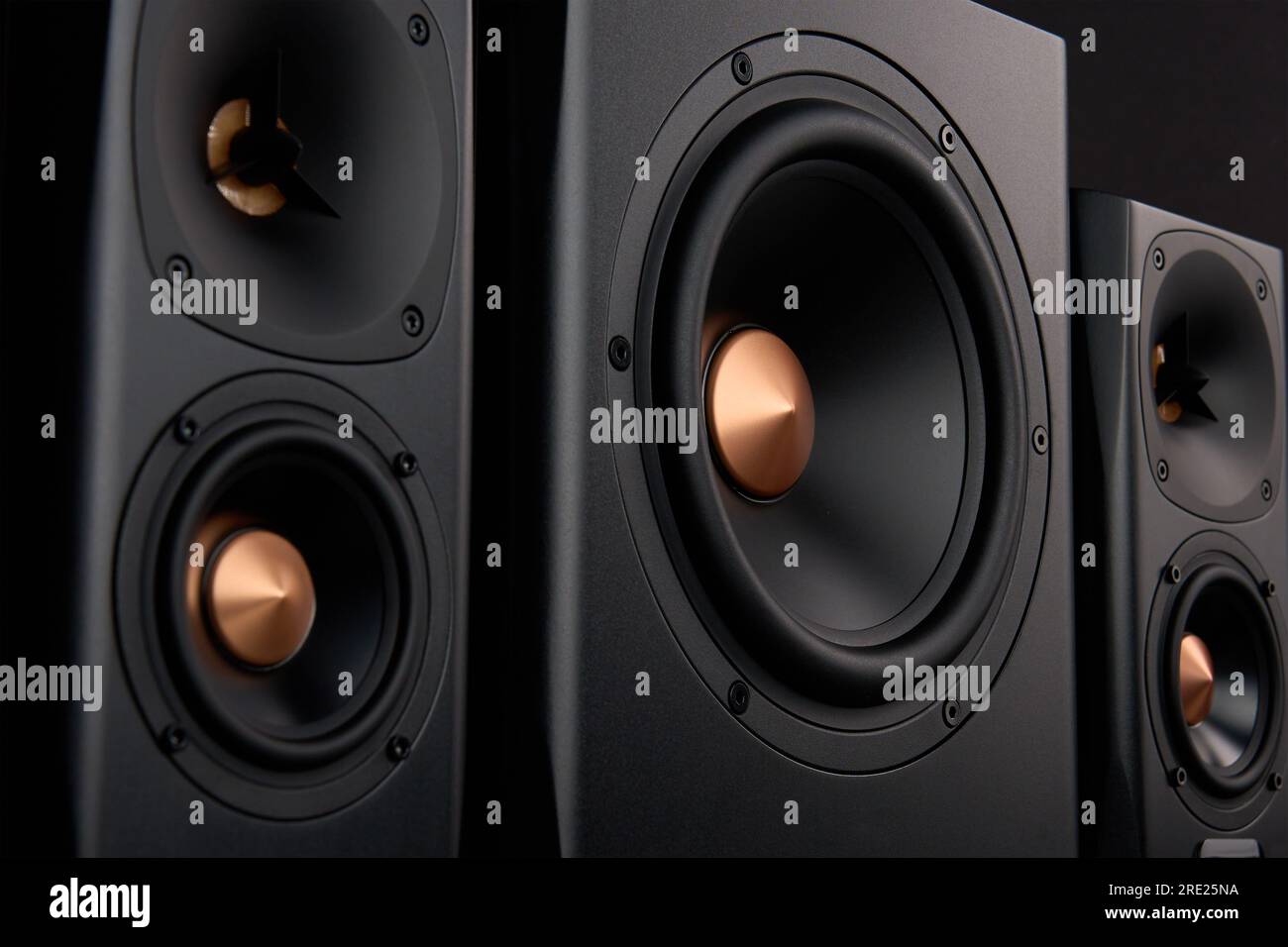 Multimedia acoustic sound speakers. Sound audio system with two ...