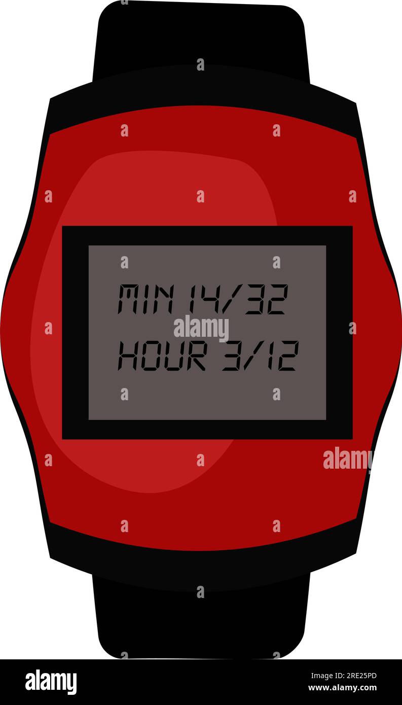 Tourist watch. Smartwatch, wristwatch Stock Vector Image & Art - Alamy