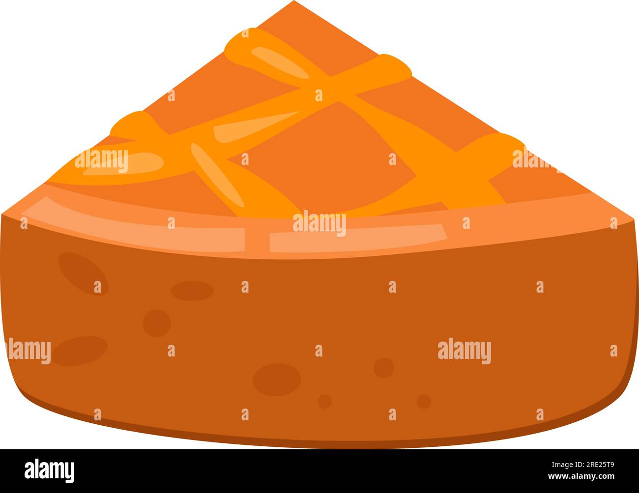 Slice of traditional American pie Stock Vector Image & Art - Alamy