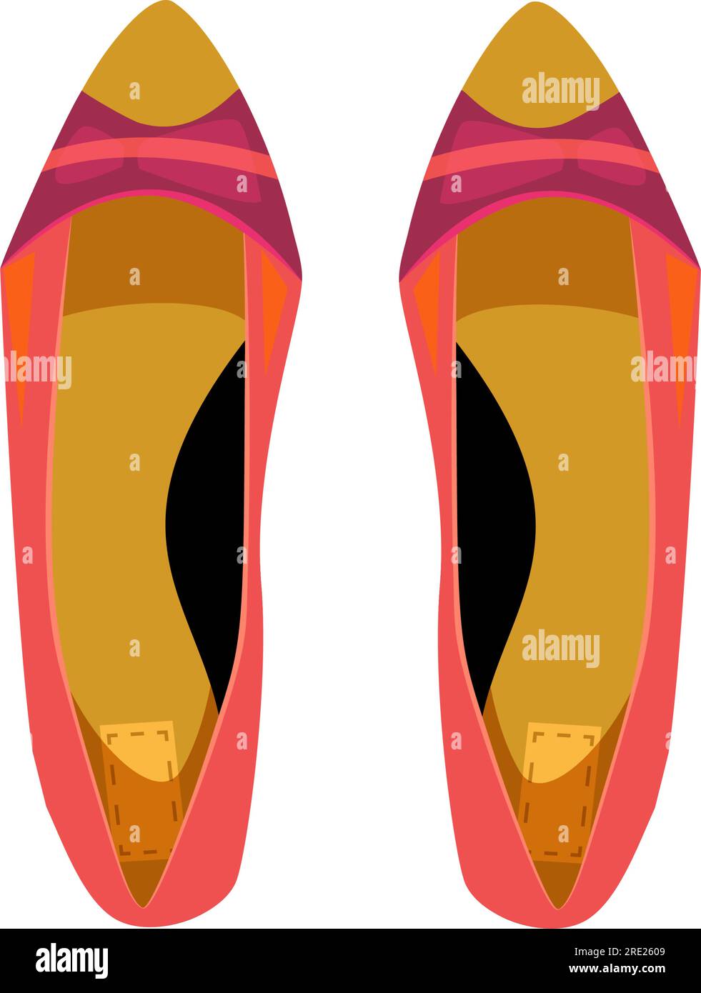 Pink woman shoes illustration Stock Vector Image & Art - Alamy