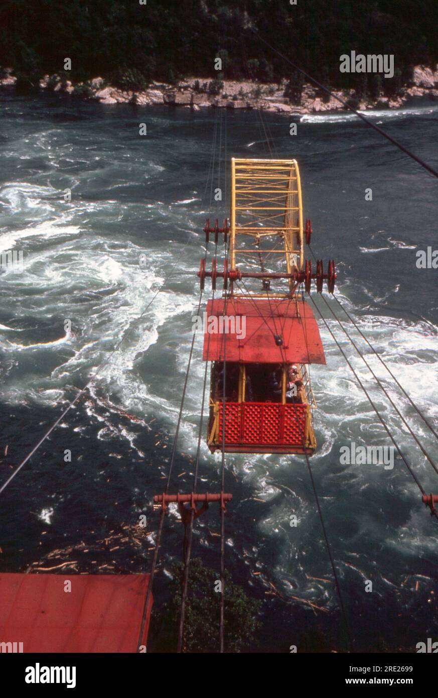 Niagara Falls, Canada. 1980 – A photograph of the Whirlpool Aero Car ...