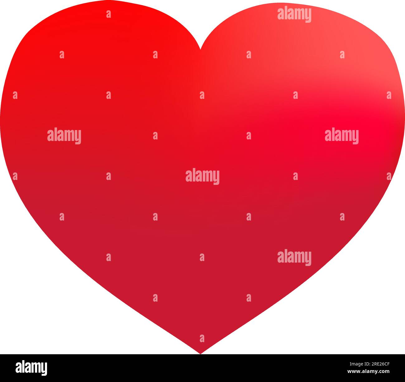 Pink gradient heart vector illustration Stock Vector Image & Art - Alamy