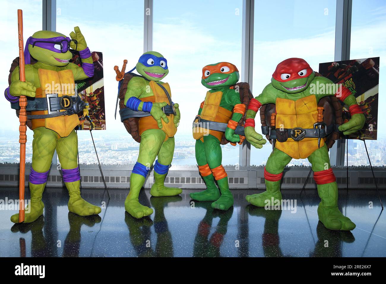 New York, USA. 24th July, 2023. Comic book and movie characters the ...