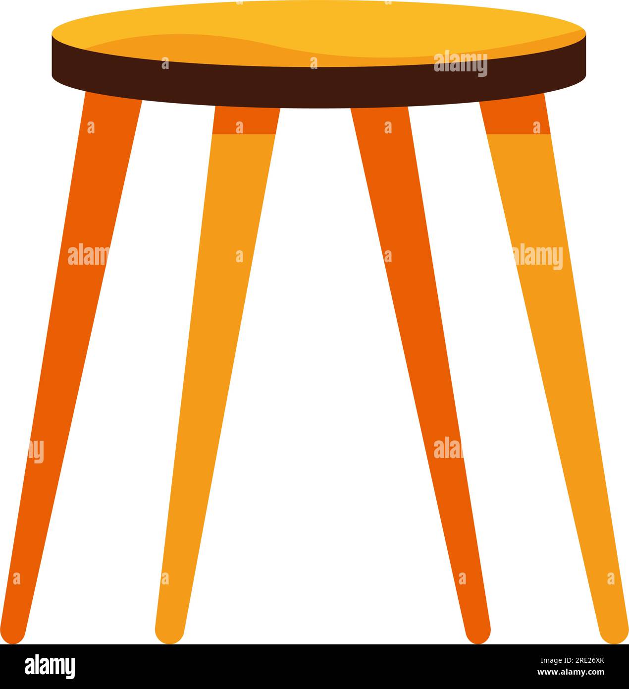 Stool illustration hi-res stock photography and images - Alamy