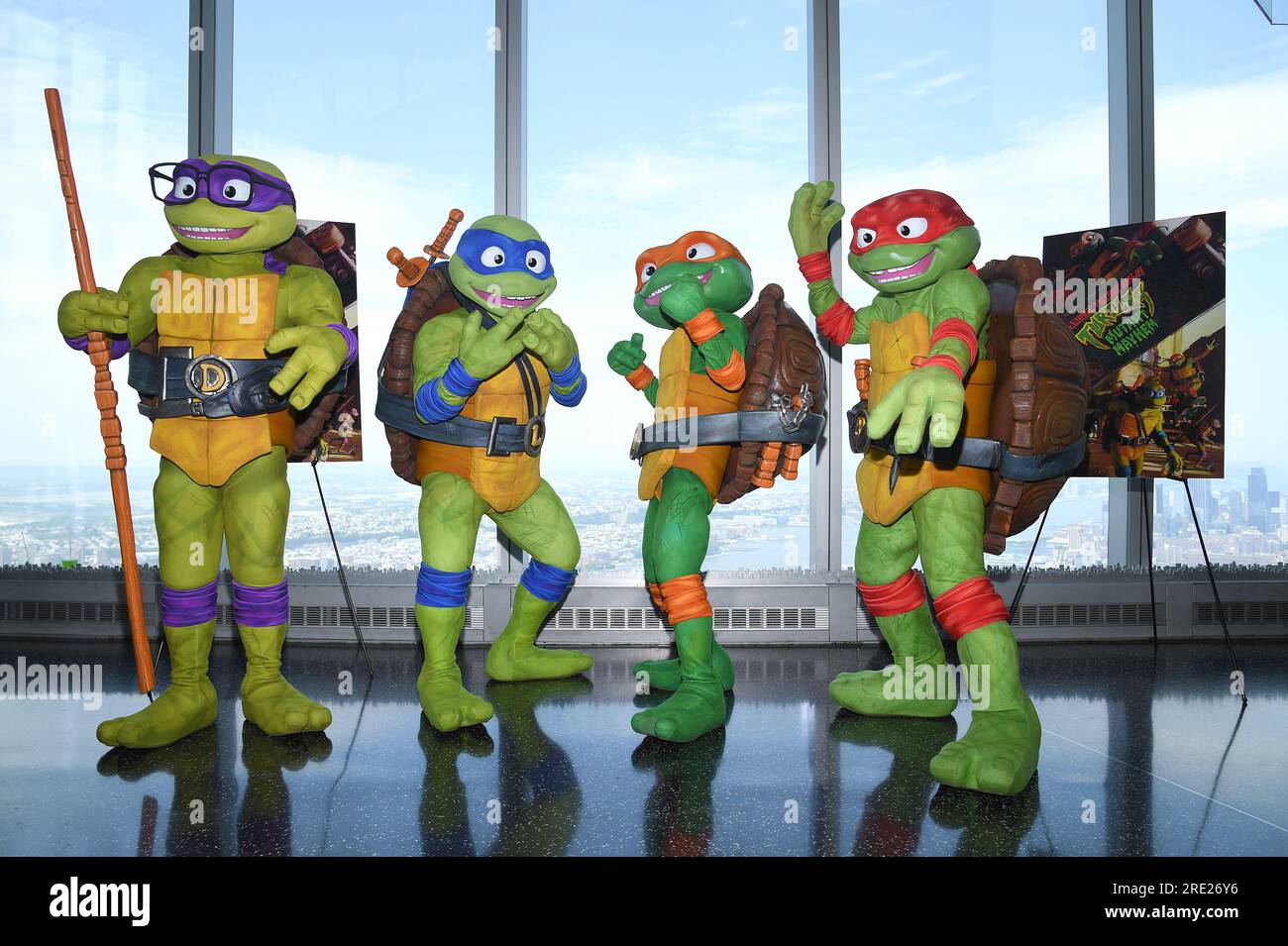 New York, USA. 24th July, 2023. Comic book and movie characters the ...