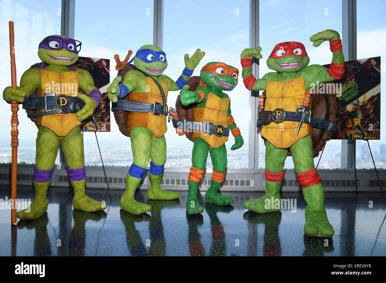 New York, USA. 24th July, 2023. Comic book and movie characters the ...