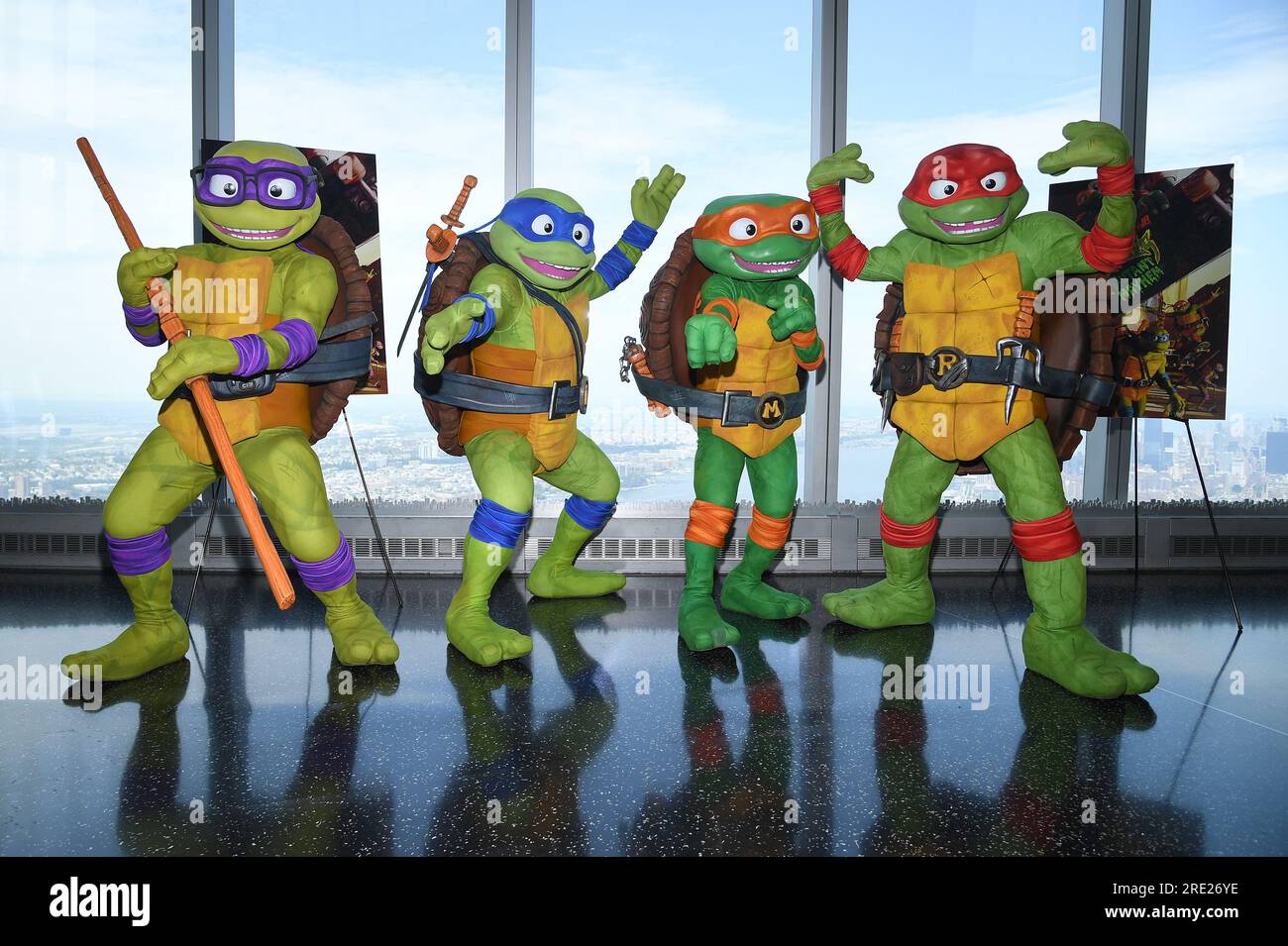 New York, USA. 24th July, 2023. Comic book and movie characters the ...