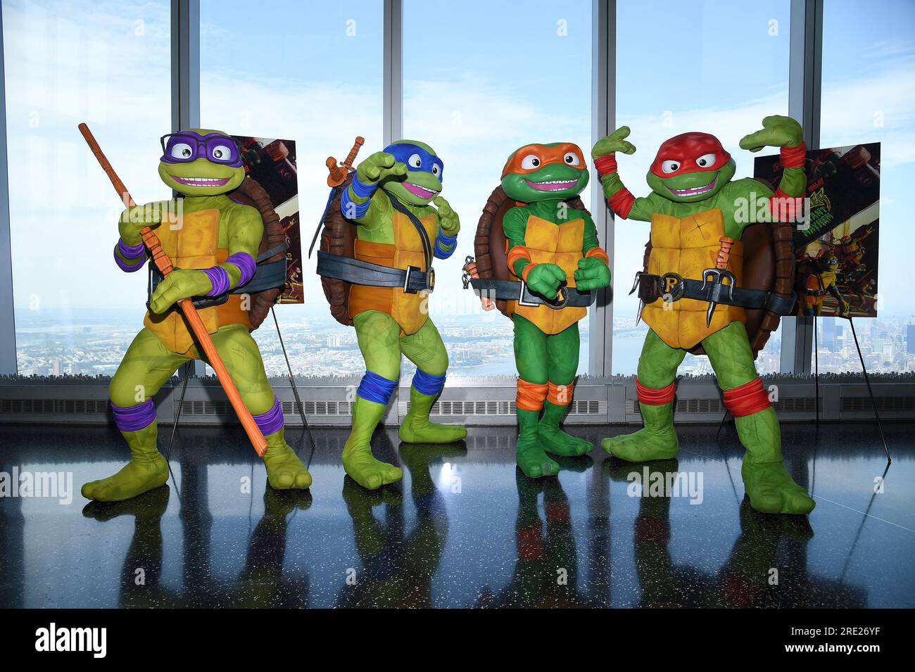 New York, USA. 24th July, 2023. Comic book and movie characters the ...