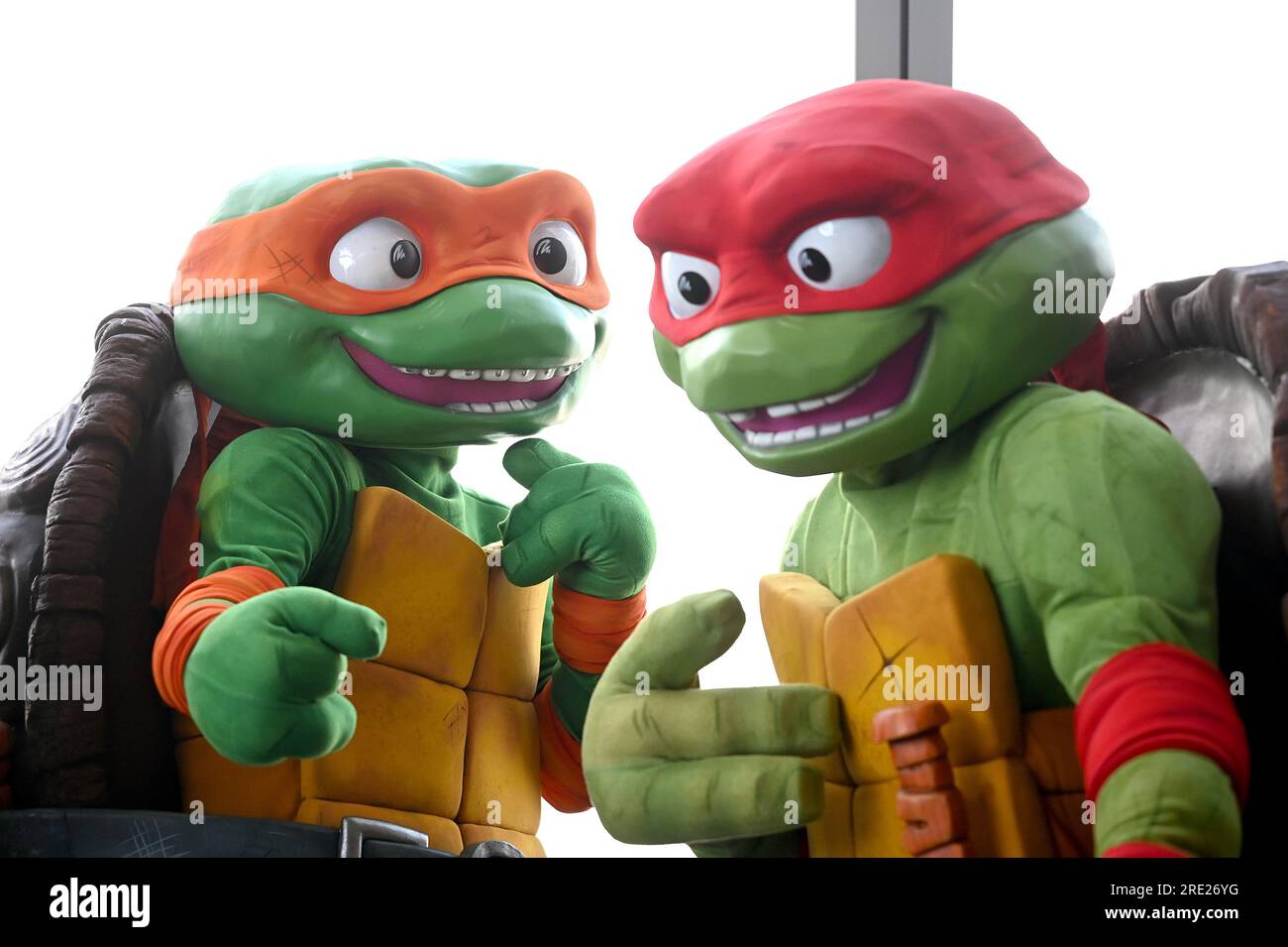 New York, USA. 24th July, 2023. Comic book and movie characters the ...