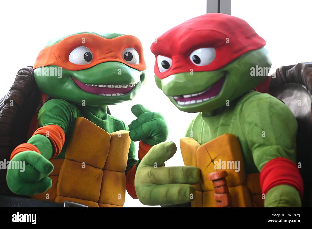 New York, USA. 24th July, 2023. Comic book and movie characters the ...