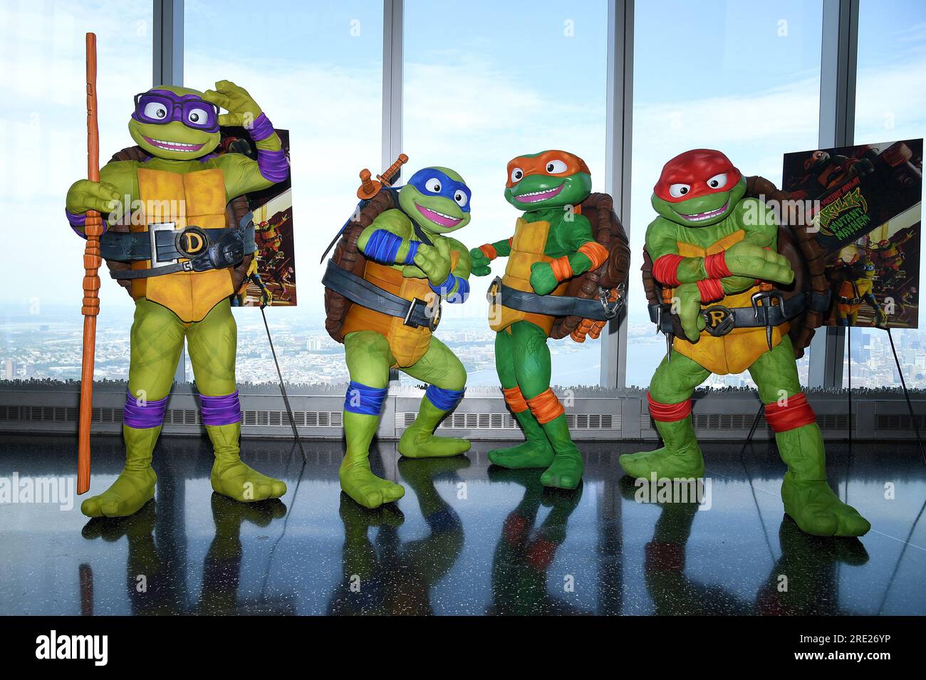 New York, USA. 24th July, 2023. Comic book and movie characters the ...