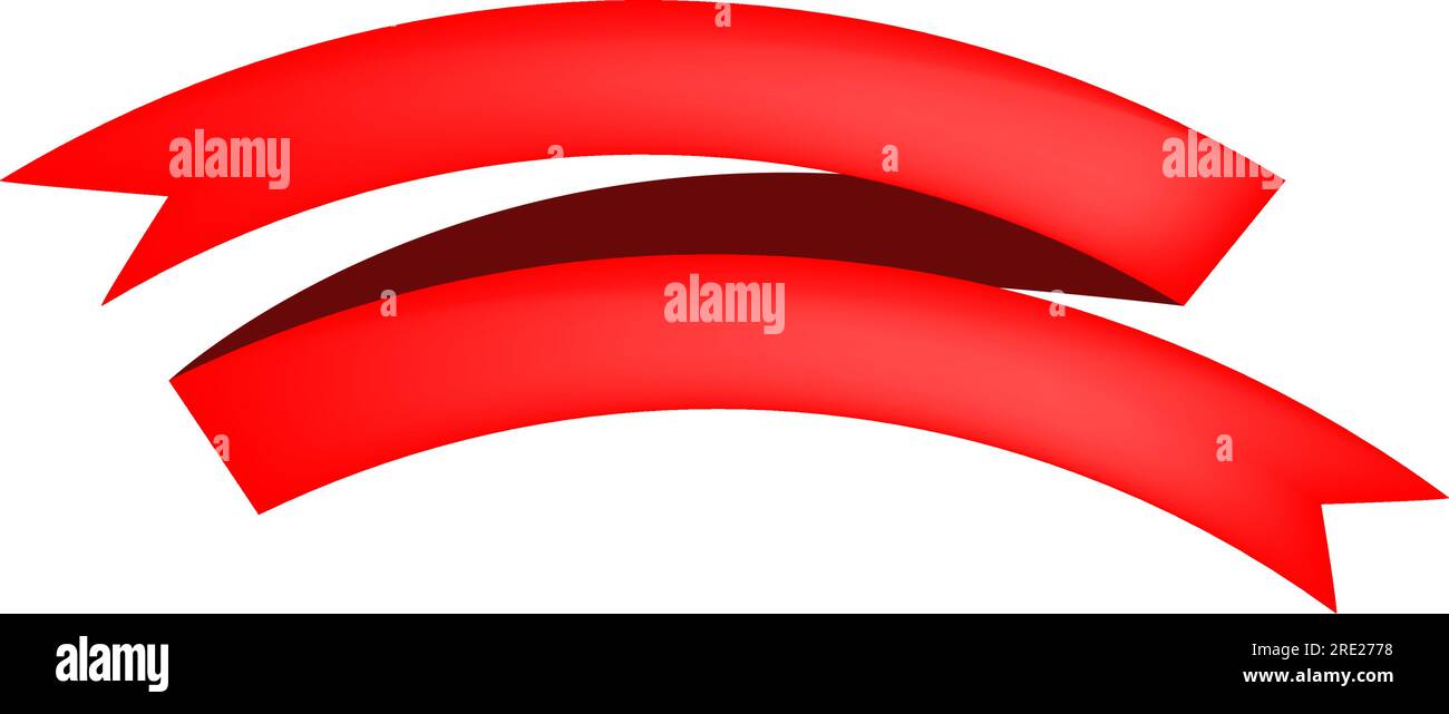 Folded ribbon hi-res stock photography and images - Alamy