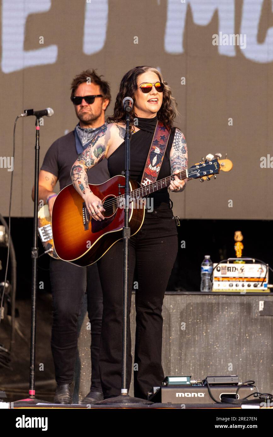 Twin Lakes, USA. 23rd July, 2023. Ashley McBryde during the Country ...