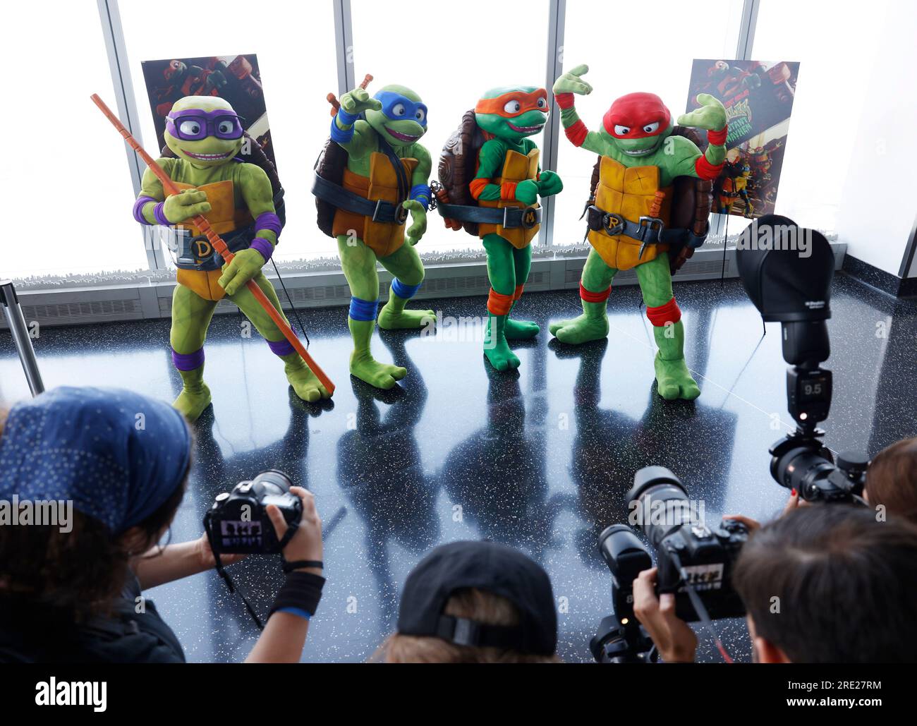 New York, United States. 24th July, 2023. Teenage Mutant Ninja Turtles ...