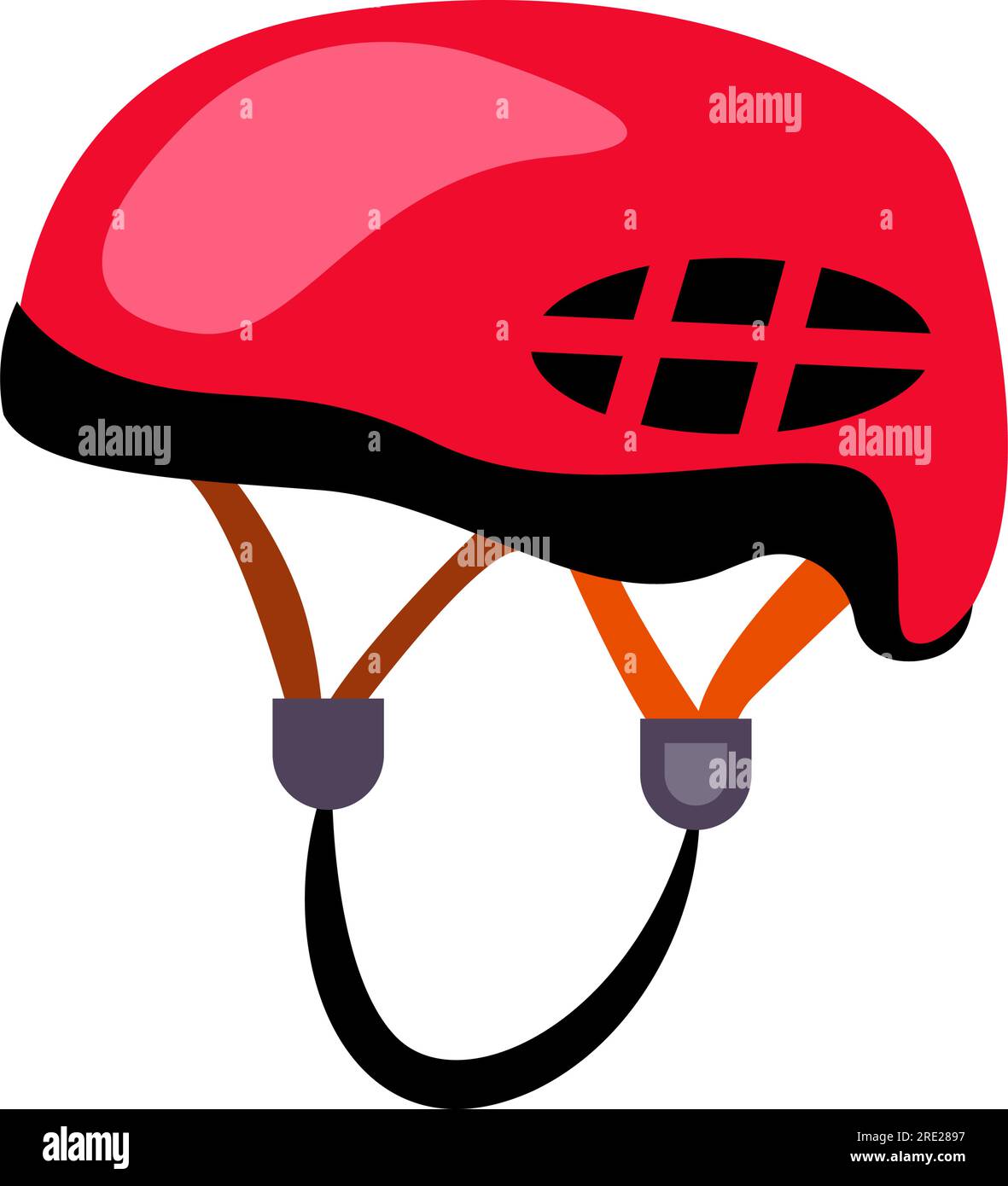 Climbing equipment red Stock Vector Images - Alamy